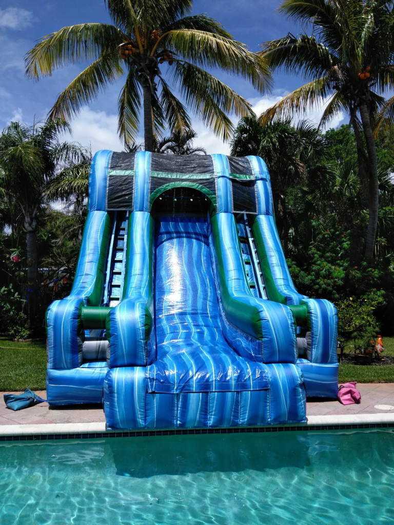 Break up Pandemic Boredom with a Waterslide | South Florida Bounce
